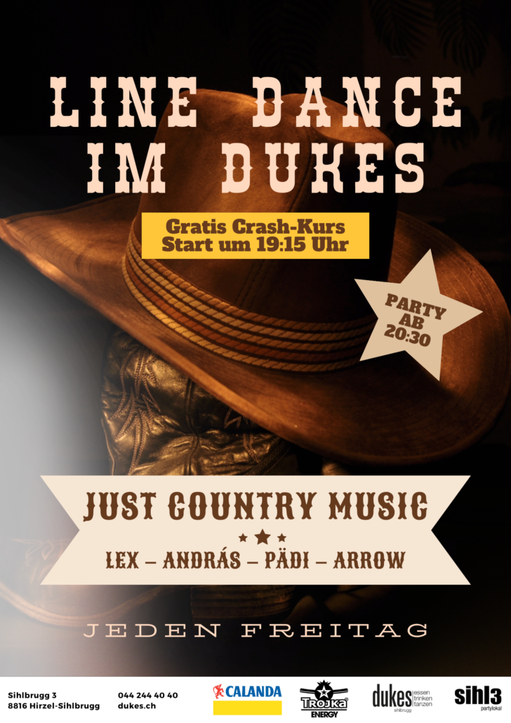 LINE DANCE IM DUKES mit DJ Arrow - dukes